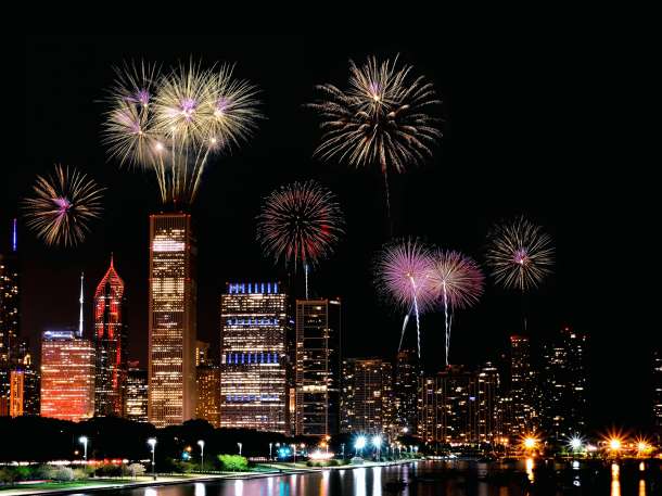 4th of July in the Chicago Loop