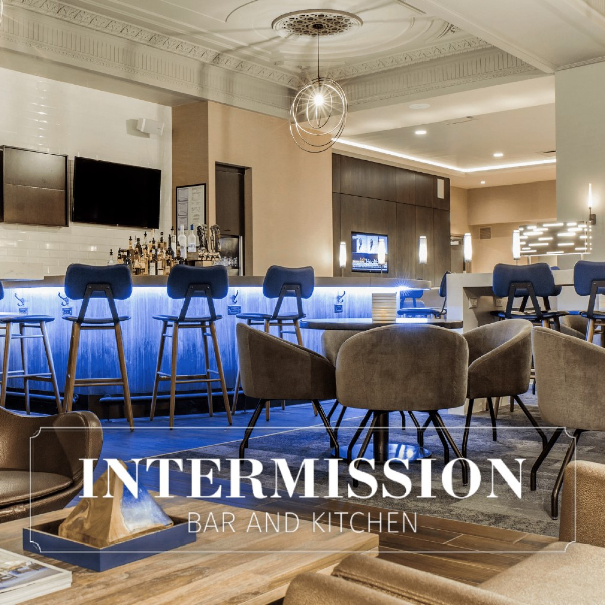 Holiday Drink Menu at Intermission Bar + Kitchen