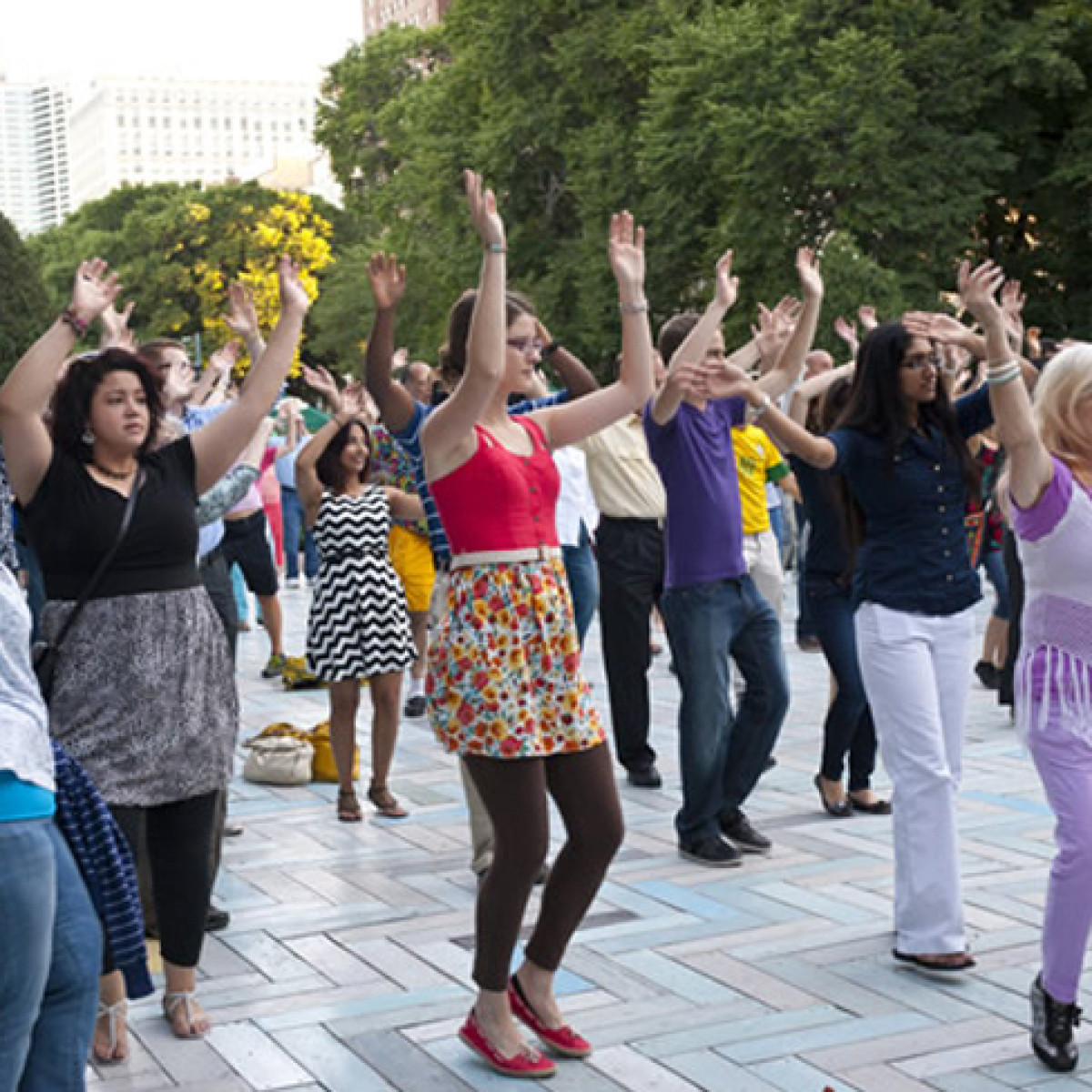 Chicago SummerDance at Spirit of Music Garden: Steppin'