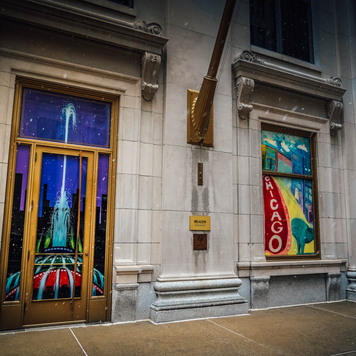 New LaSalle Aglow project illuminates dim corridor